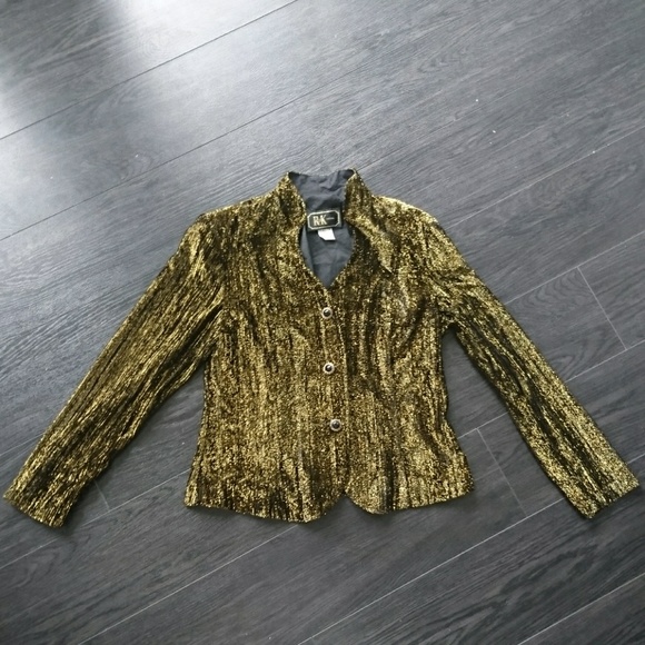 Vintage | Jackets & Coats | Vintage Gold Evening Jacket | Poshmark